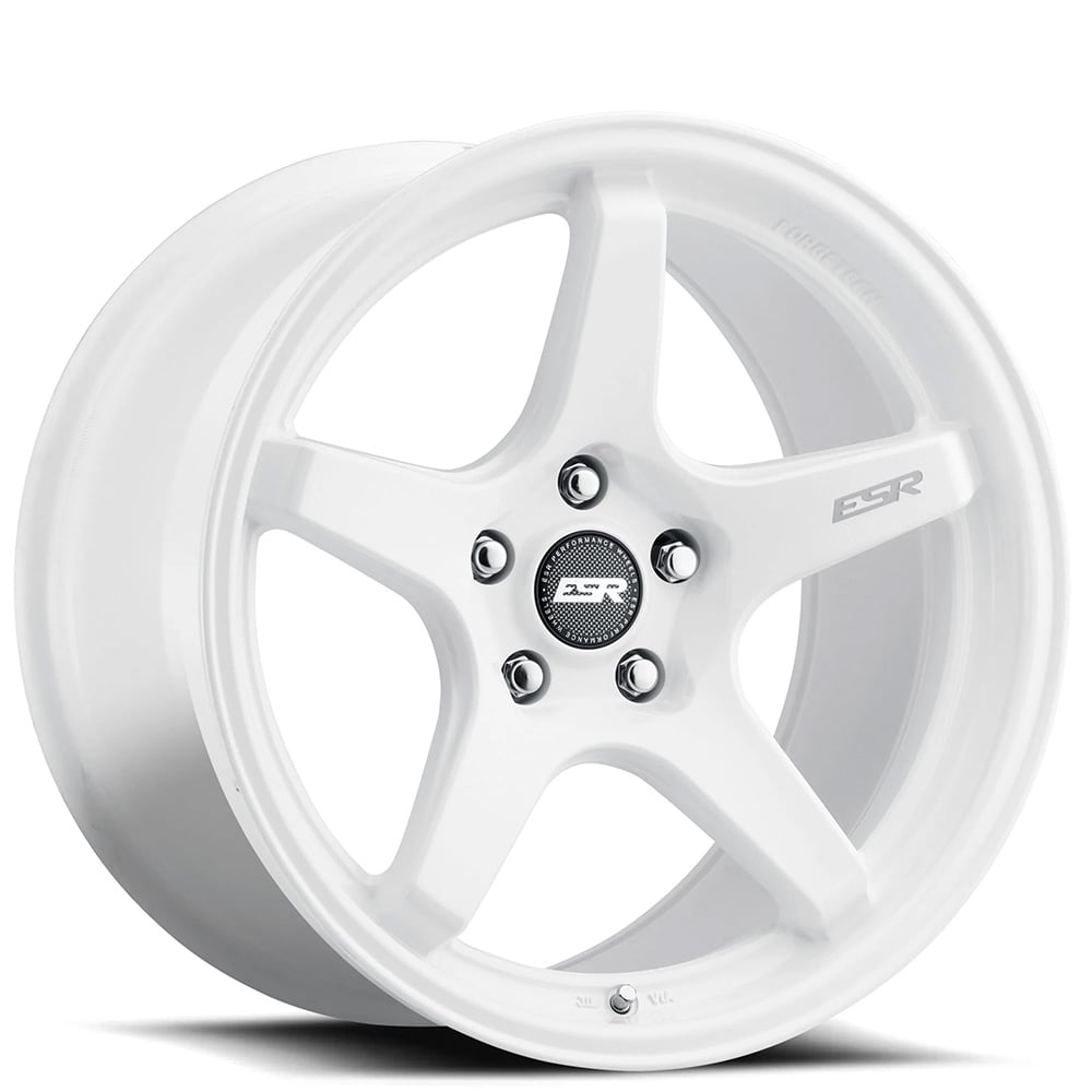 ESR AP5C | Gloss White | 5 Spoke Design – unleashedwheels