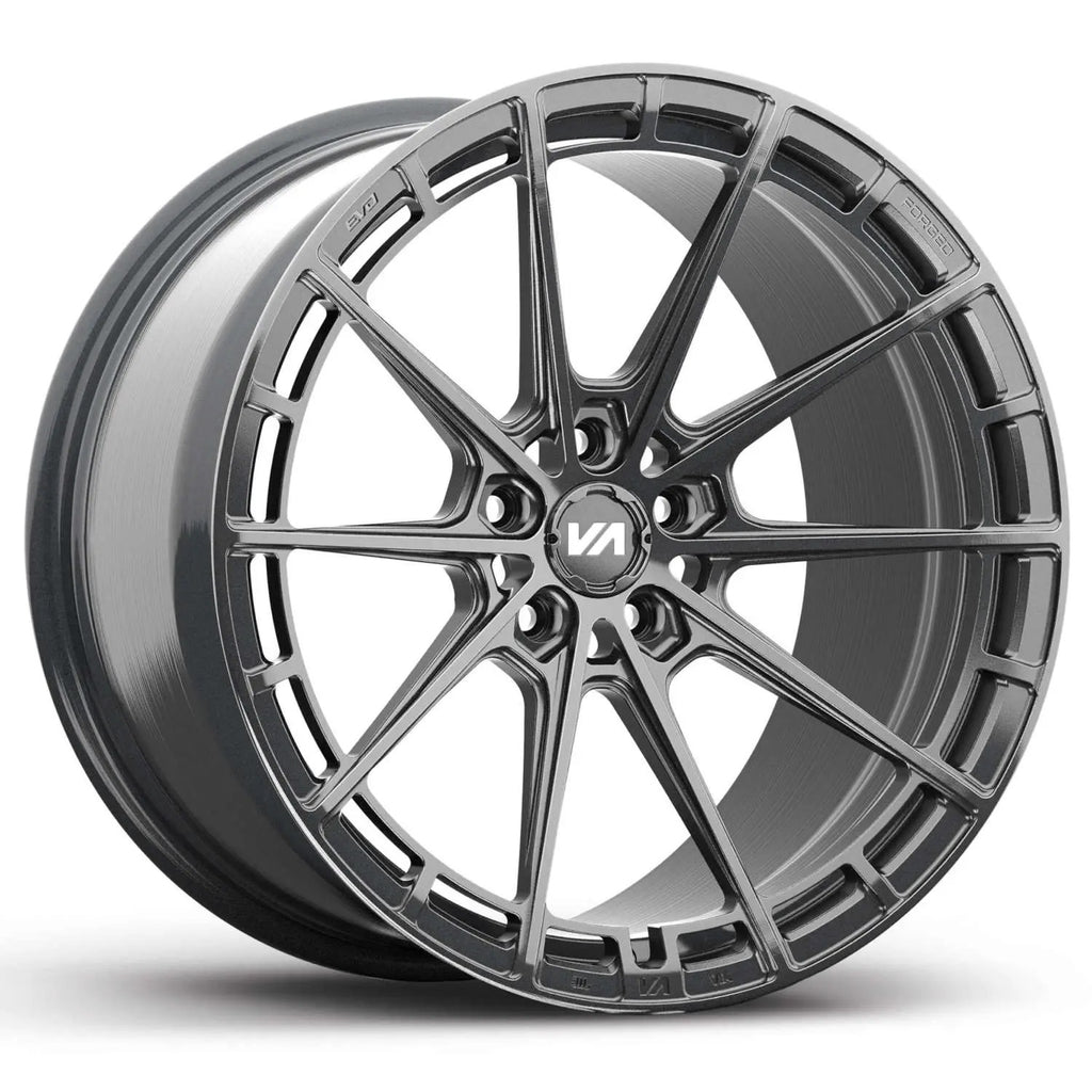 Variant Aure | Satin Gunmetal | Multi Spoke Design – unleashedwheels